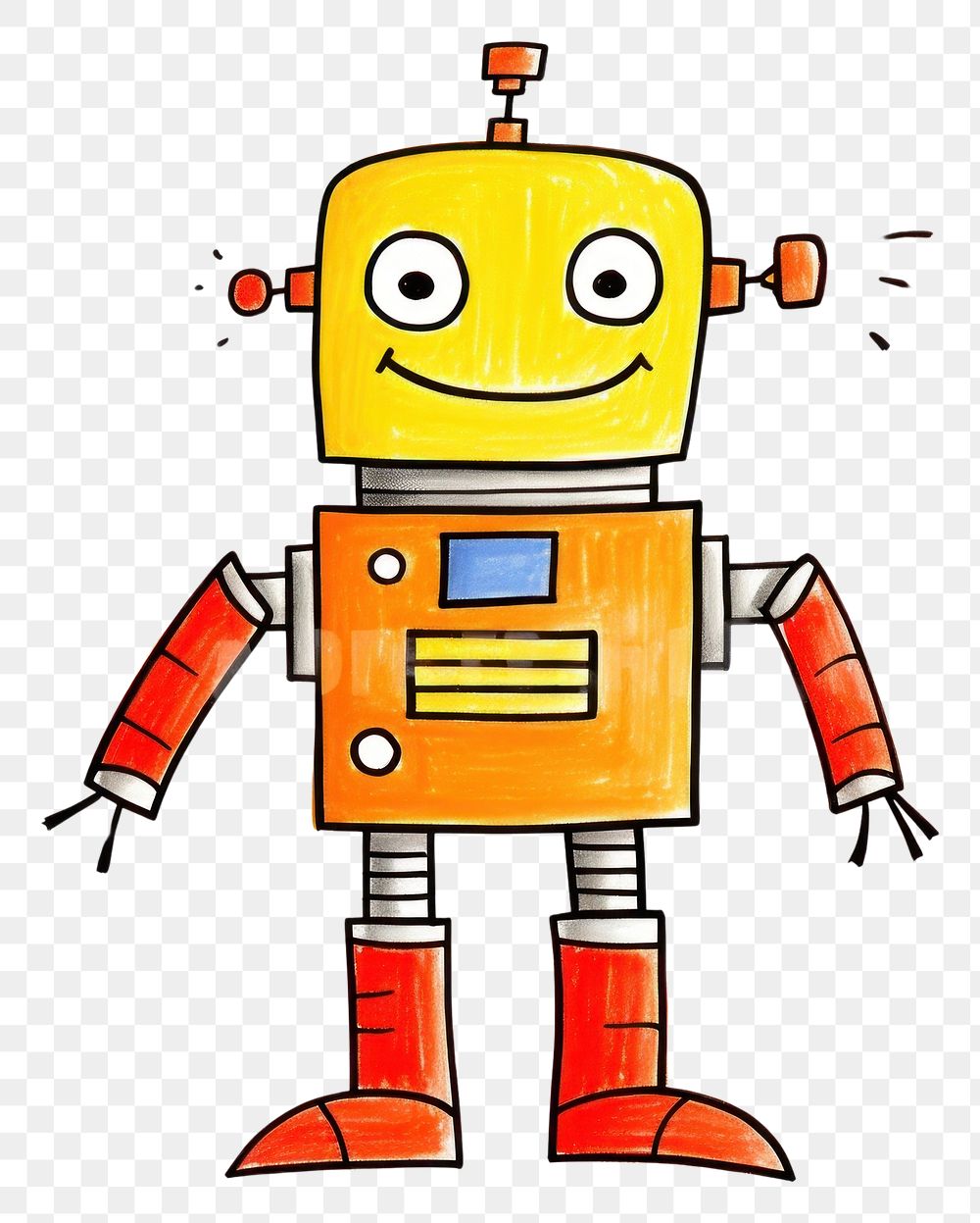 PNG Robot machine cartoon drawing. | Premium PNG - rawpixel