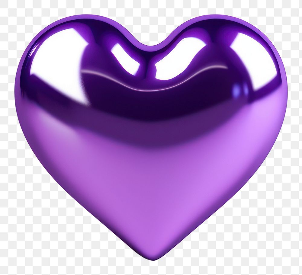 PNG Heart shape purple shiny | Premium PNG - rawpixel