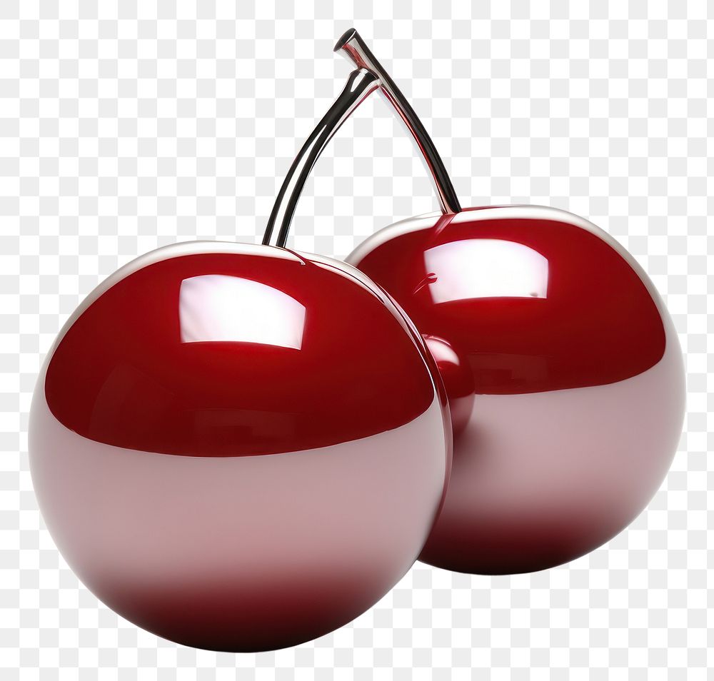 PNG Cherry shiny fruit plant. | Free PNG - rawpixel