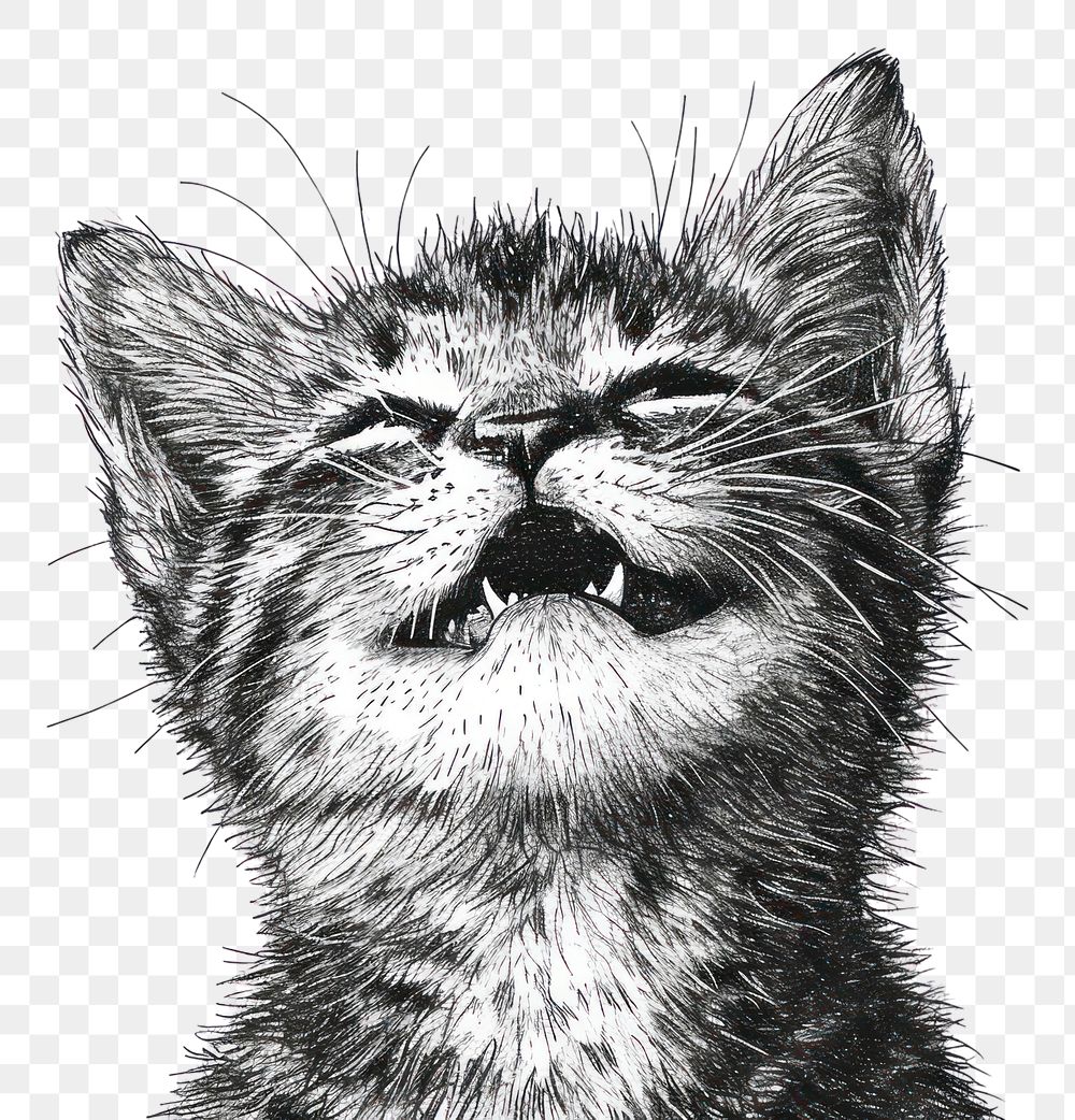 PNG Drawing mammal animal sketch. | Free PNG - rawpixel