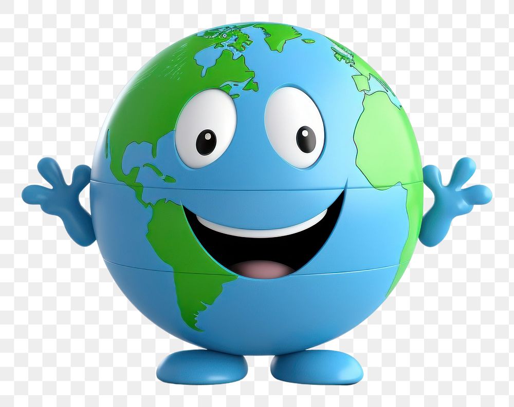 PNG Earth cartoon sphere planet | Premium PNG - rawpixel