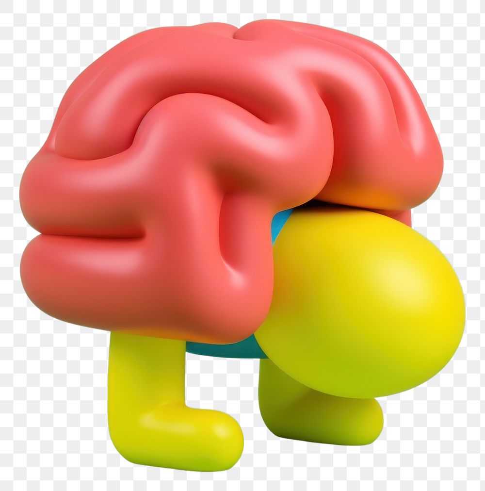 PNG Brain cartoon toy vibrant | Free PNG - rawpixel
