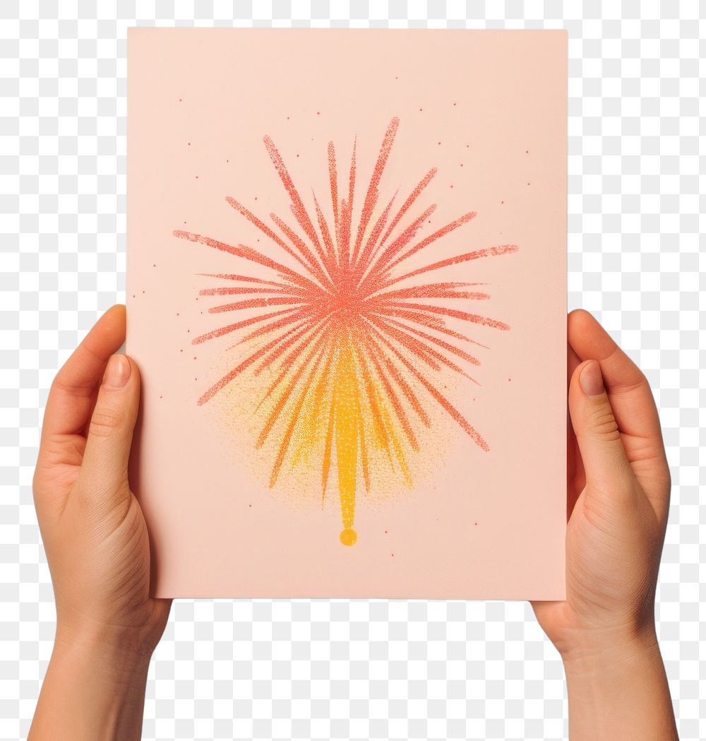 PNG Fireworks holding paper hand. | Free PNG - rawpixel