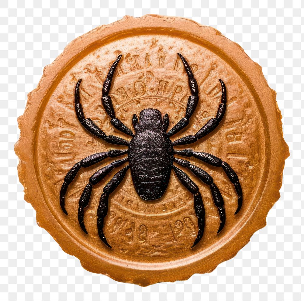 PNG Seal Wax Stamp spider | Premium PNG - rawpixel