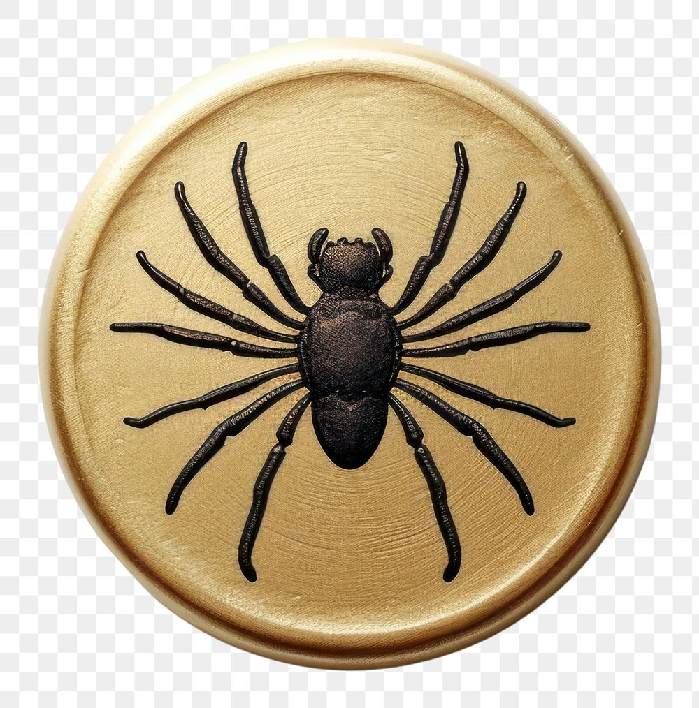 PNG Seal Wax Stamp spider | Free PNG - rawpixel