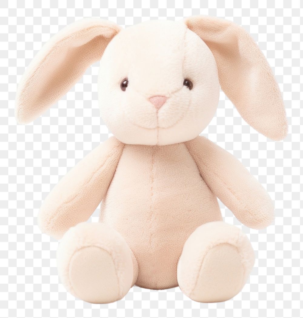 PNG Rabbit animal plush white. | Premium PNG - rawpixel