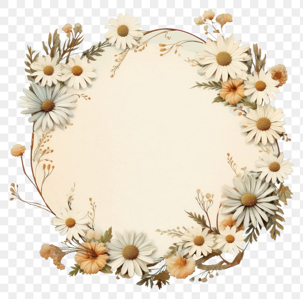 PNG Daisy flowers pattern circle | Free PNG - rawpixel