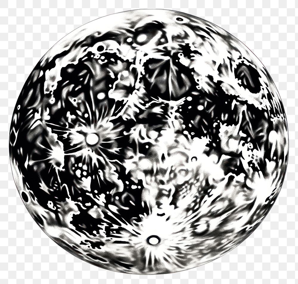 PNG Moon sphere sketch | Free PNG - rawpixel
