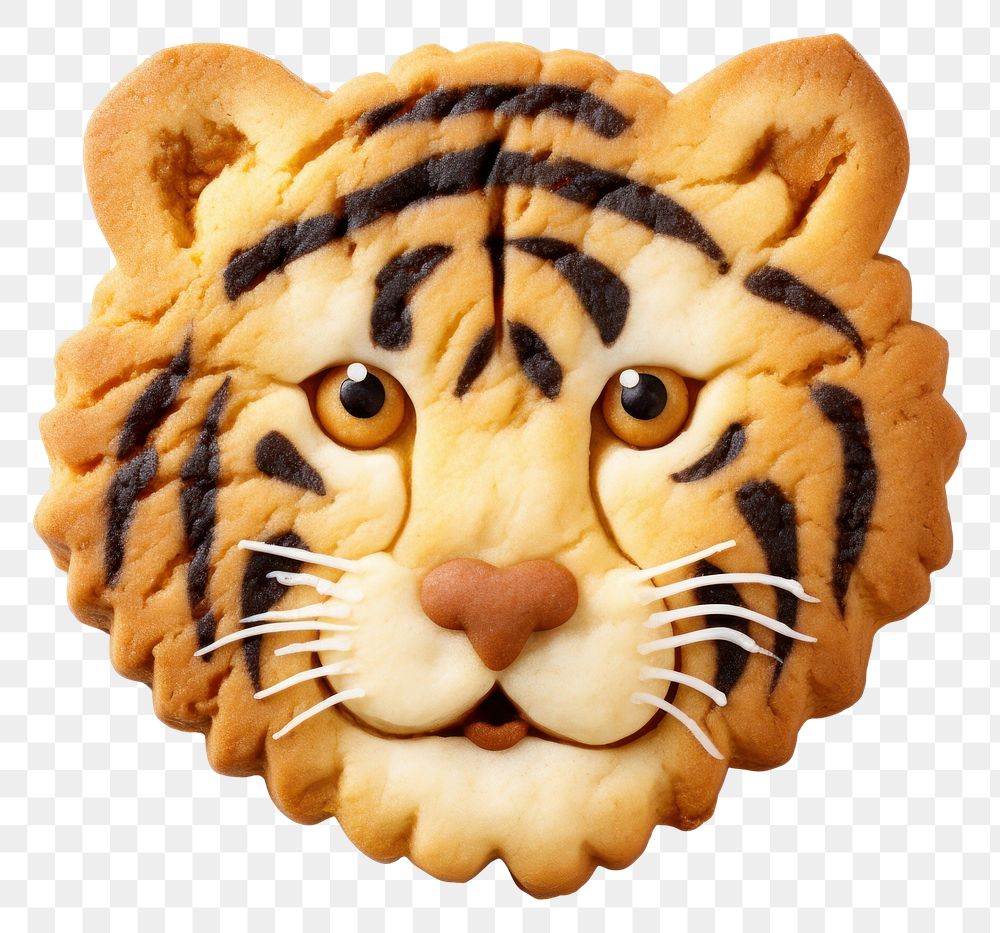 PNG Tiger cookie animal mammal | Free PNG - rawpixel