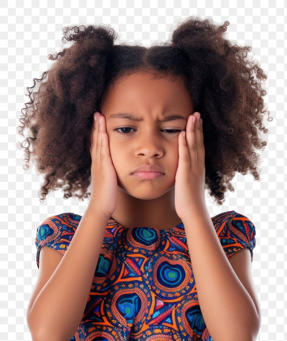 PNG Headache desperate portrait child | Premium PNG - rawpixel