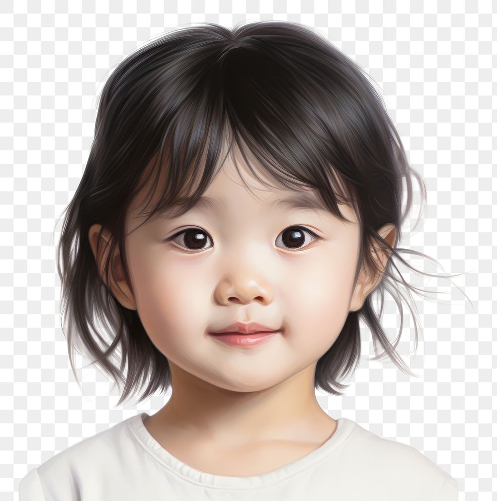 PNG Portrait photography hairstyle innocence. | Free PNG - rawpixel
