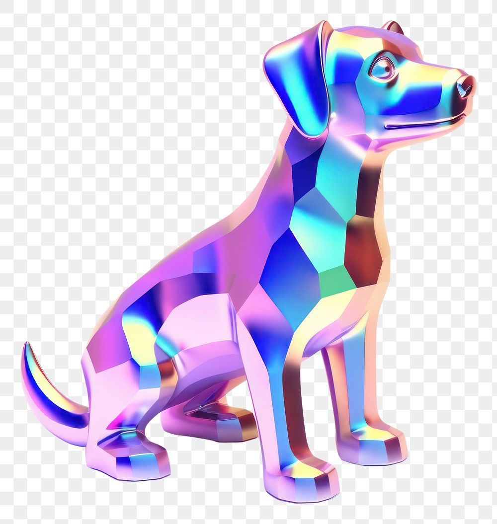 PNG Dog simple icon iridescent | Free PNG - rawpixel