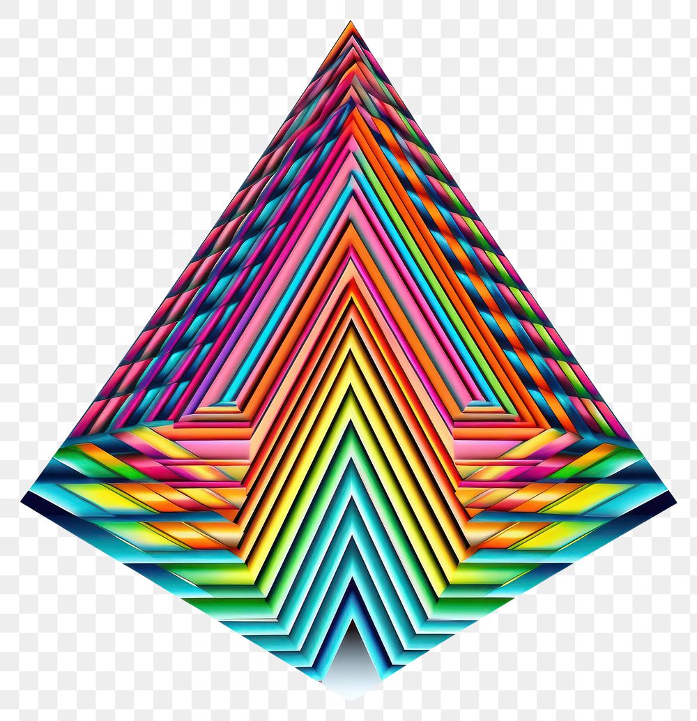 PNG pyramid shape art creativity | Free PNG - rawpixel