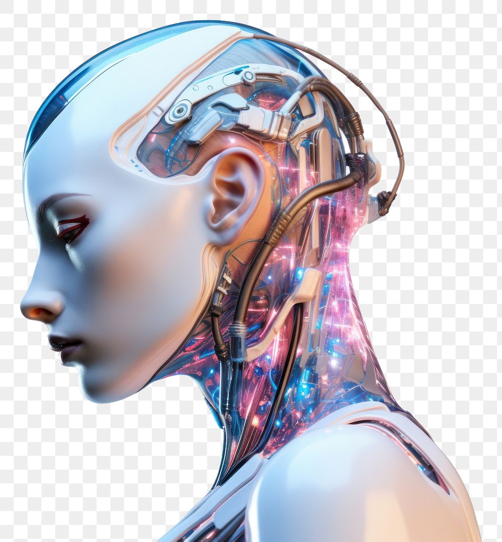 PNG Cyborg iridescent adult futuristic | Premium PNG - rawpixel
