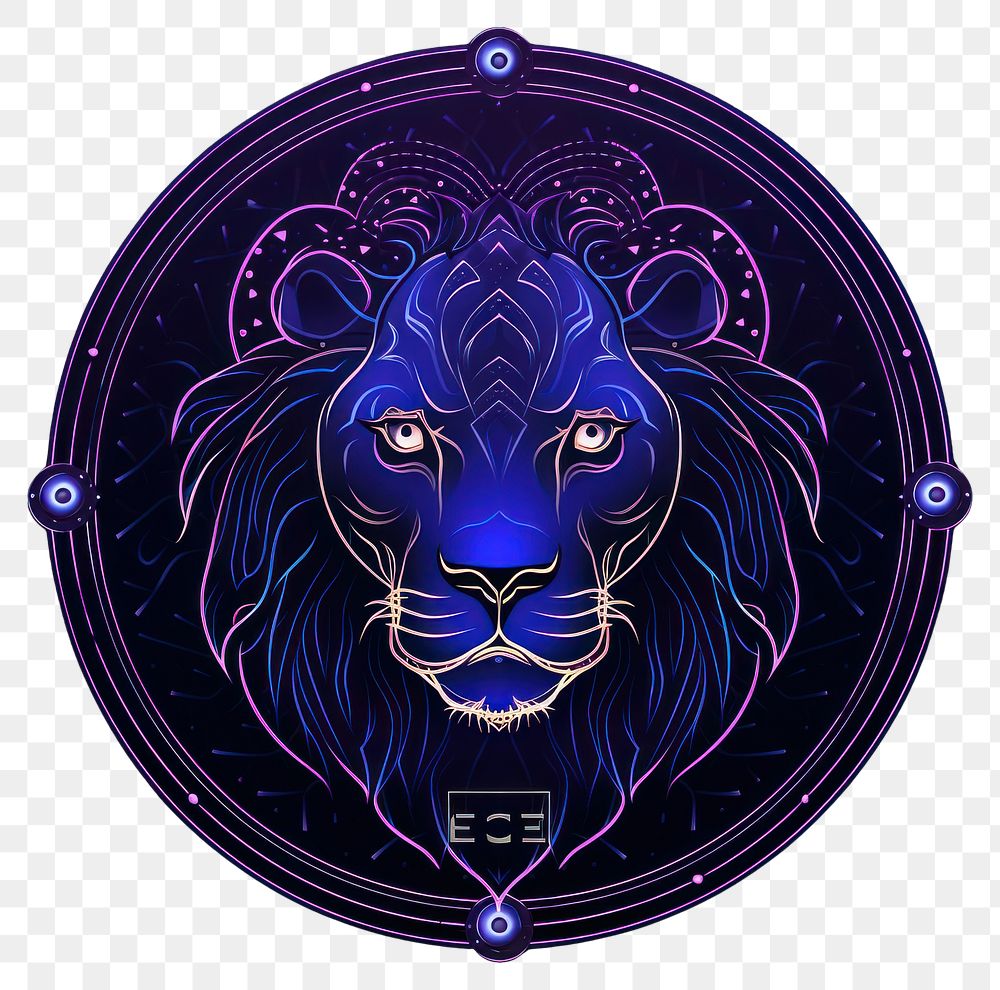 PNG Illustration Leo Zodiac neon | Premium PNG - rawpixel
