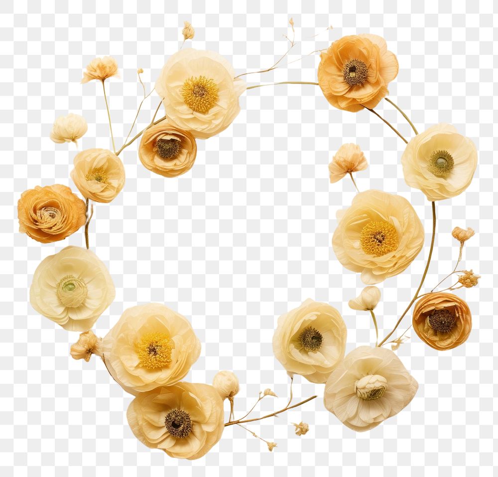 PNG Real pressed ranunculus flowers | Premium PNG - rawpixel
