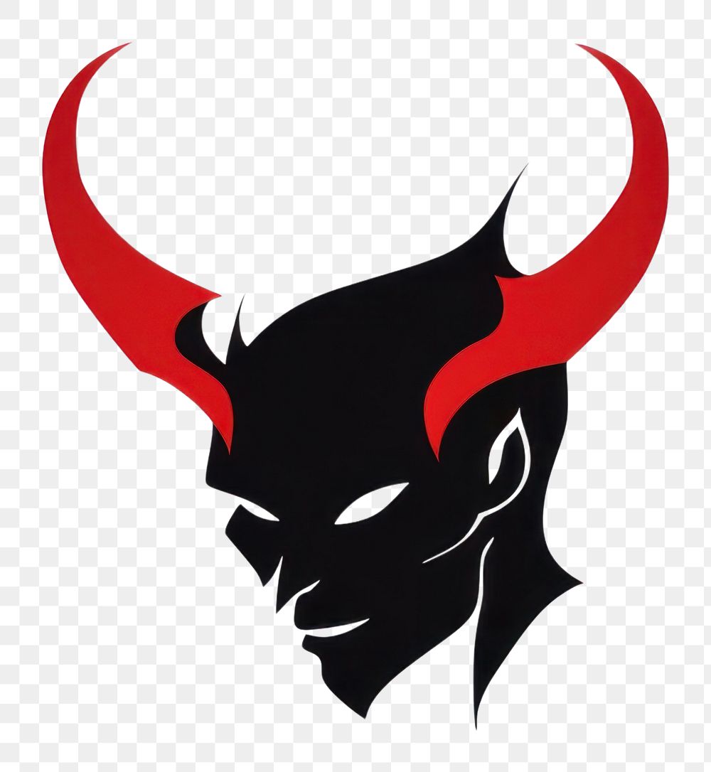 PNG Devil Lucifer logo moustache | Free PNG - rawpixel