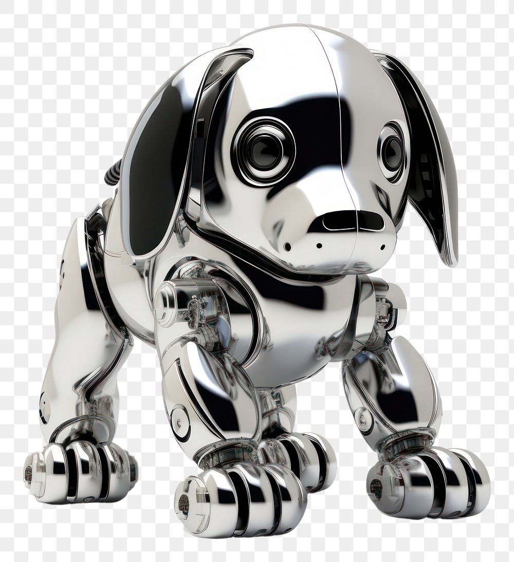 PNG Dog robot Chrome material | Free PNG - rawpixel