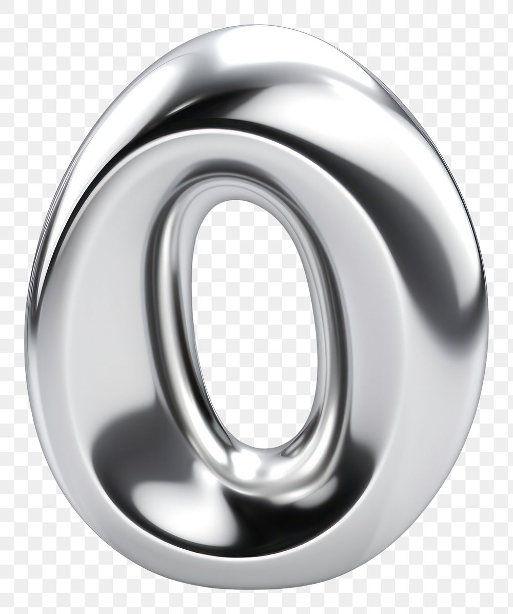 PNG One number Chrome material | Free PNG - rawpixel