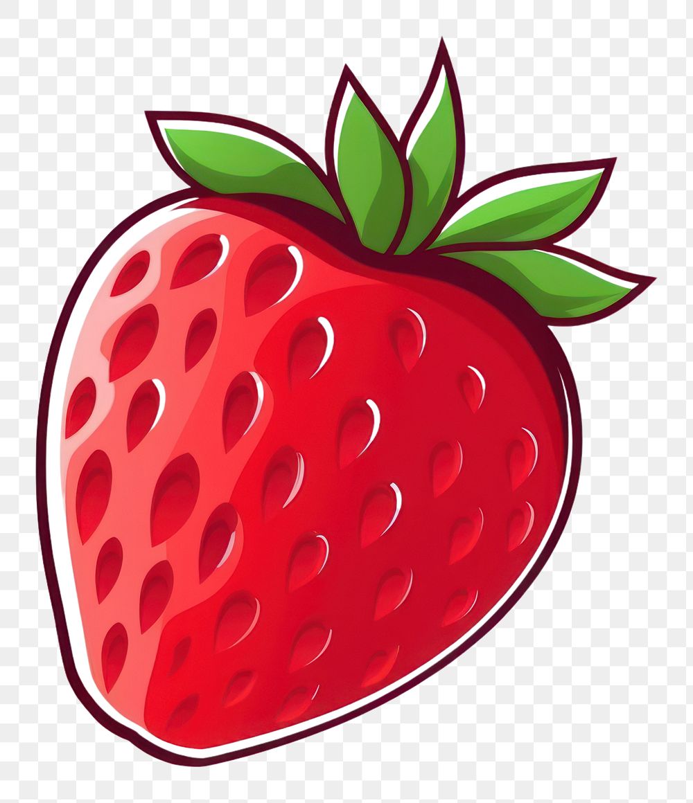 PNG Strawberry logo fruit plant | Free PNG - rawpixel