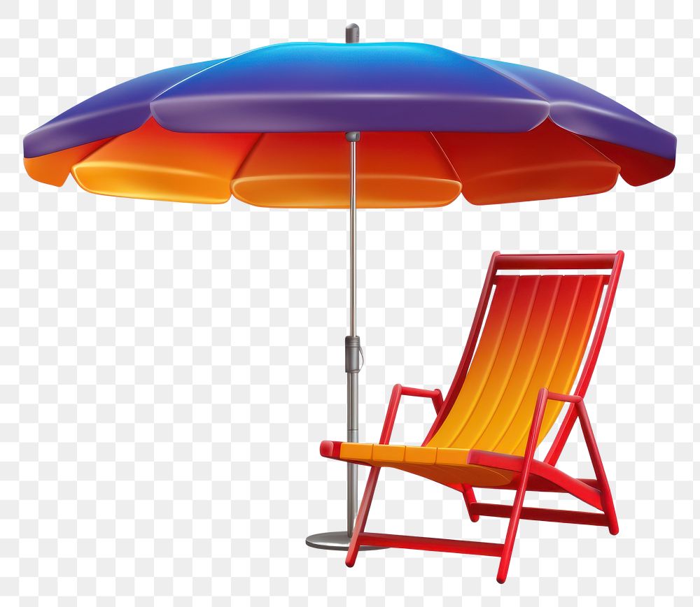 PNG Beach Chair umbrella chair | Free PNG - rawpixel