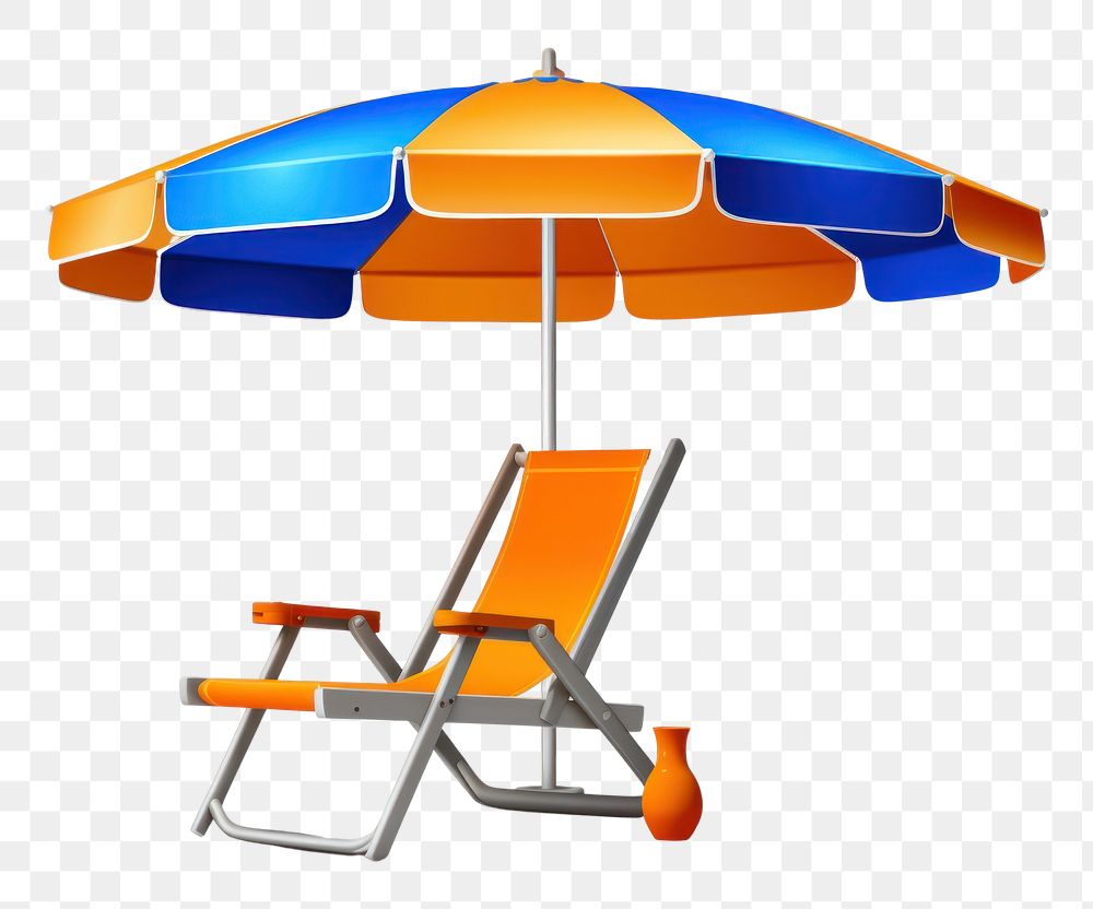 PNG Beach Chair umbrella chair | Free PNG - rawpixel
