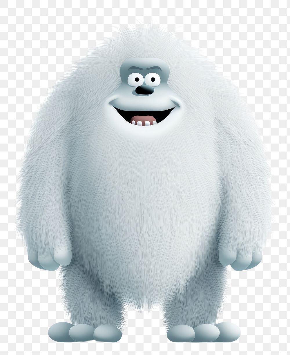 PNG Minimal illustrator Yeti mammal | Free PNG - rawpixel