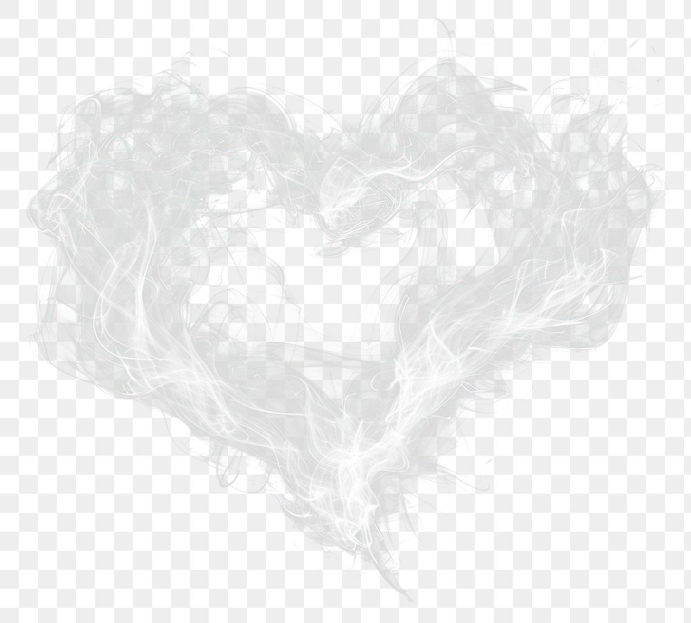 PNG Smoke heart shape white | Premium PNG - rawpixel