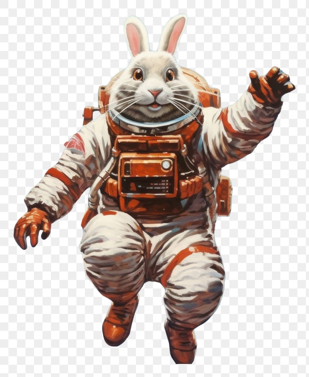 PNG happy rabbit astronaut celebrating | Free PNG - rawpixel