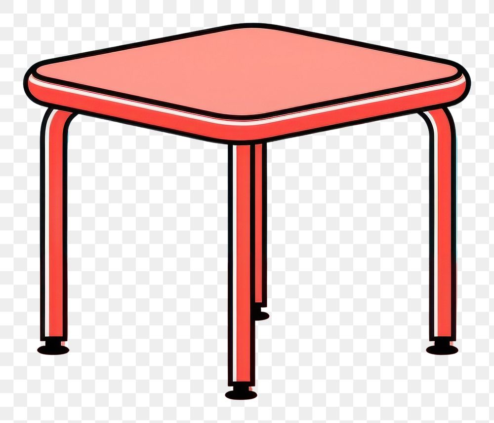 PNG Table furniture line rectangle. | Premium PNG - rawpixel