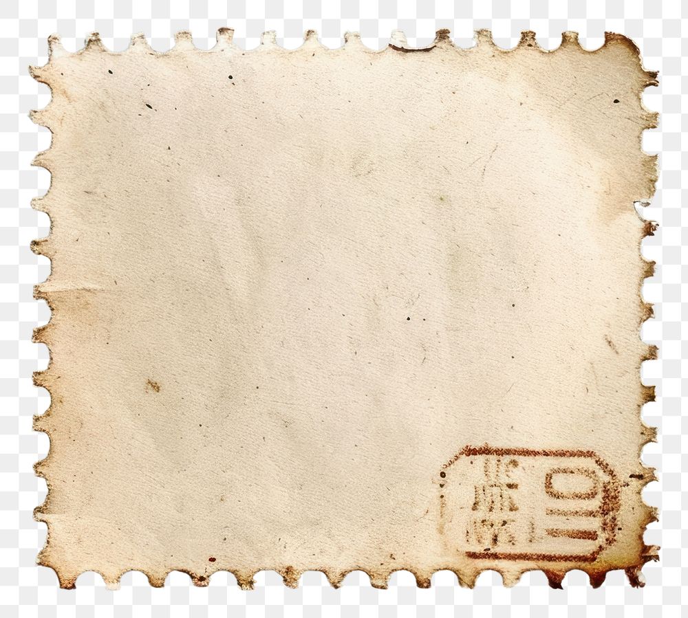 PNG Blank vintage stamp paper | Free PNG - rawpixel