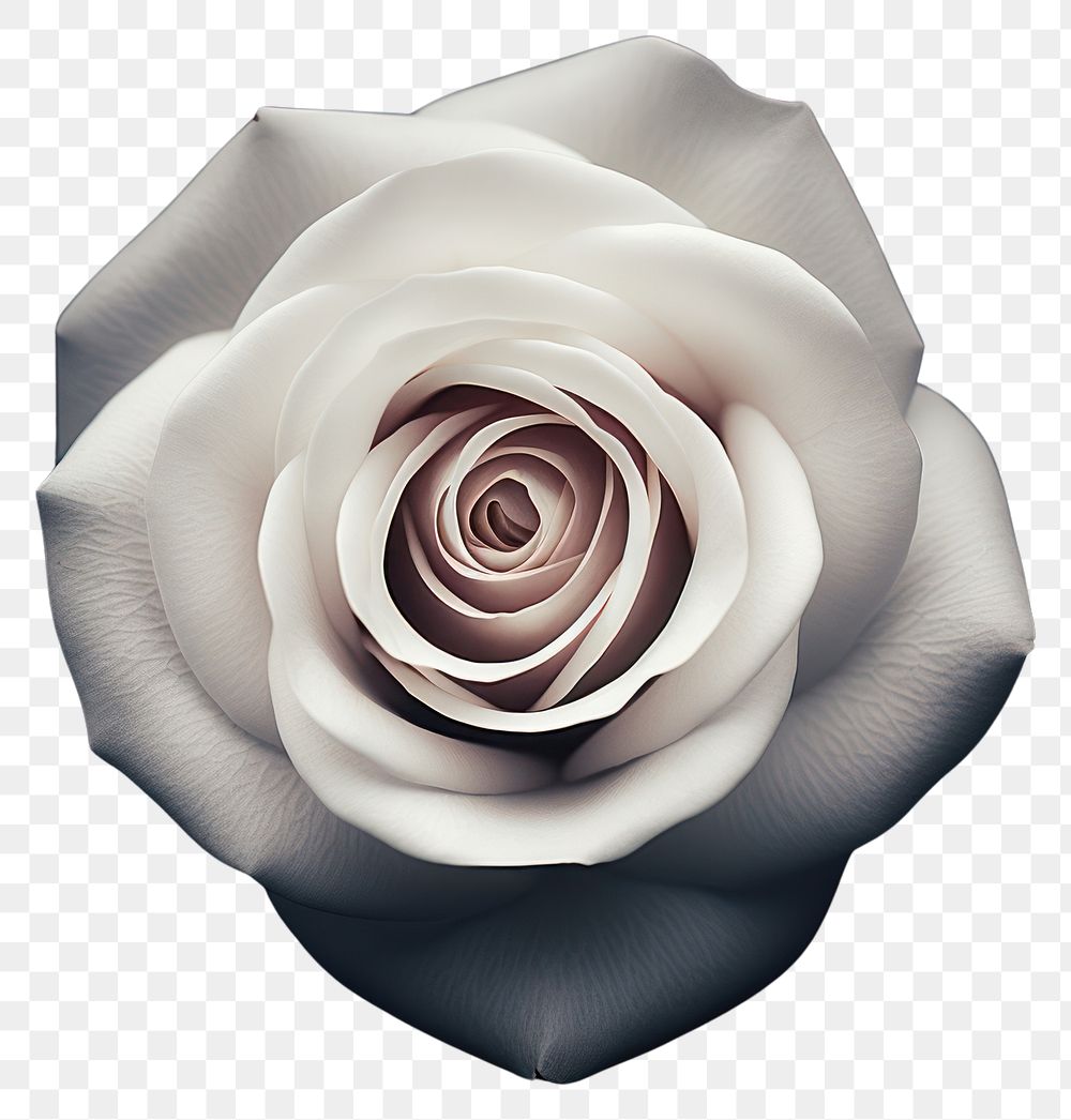 PNG Top view white rose | Premium PNG - rawpixel