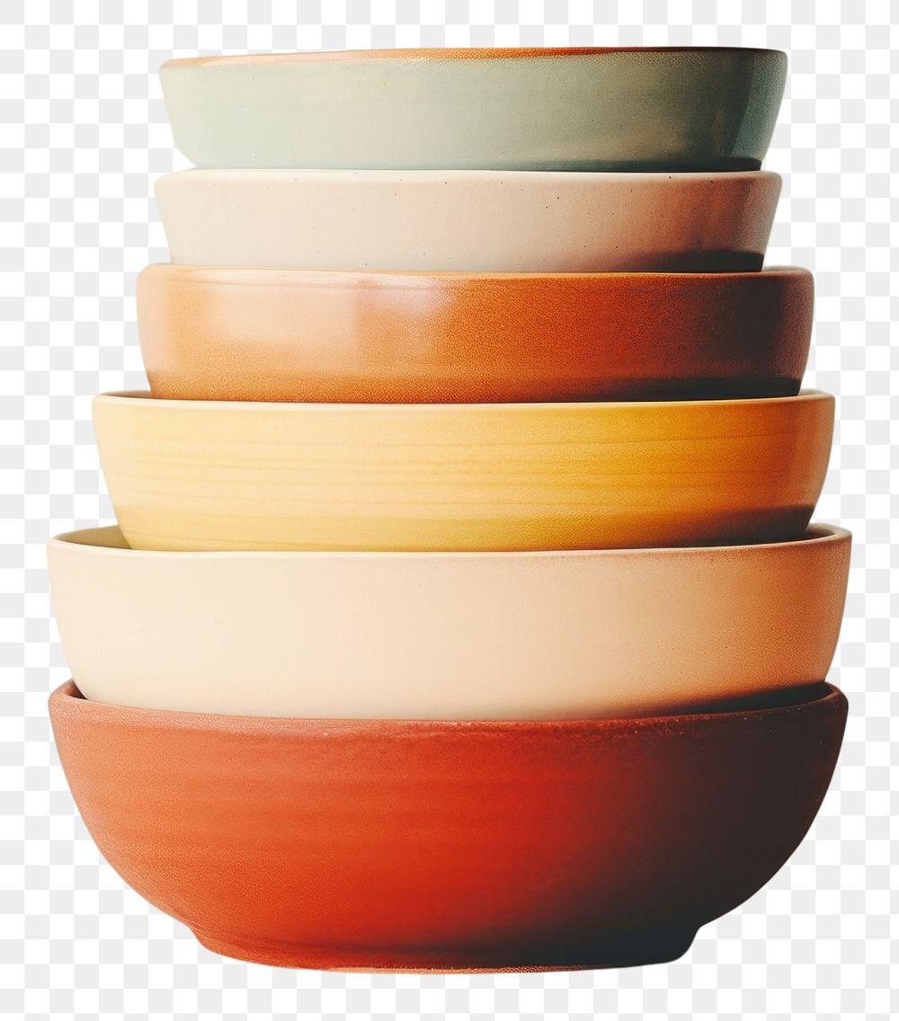 PNG stack bowls sitting top | Free PNG - rawpixel