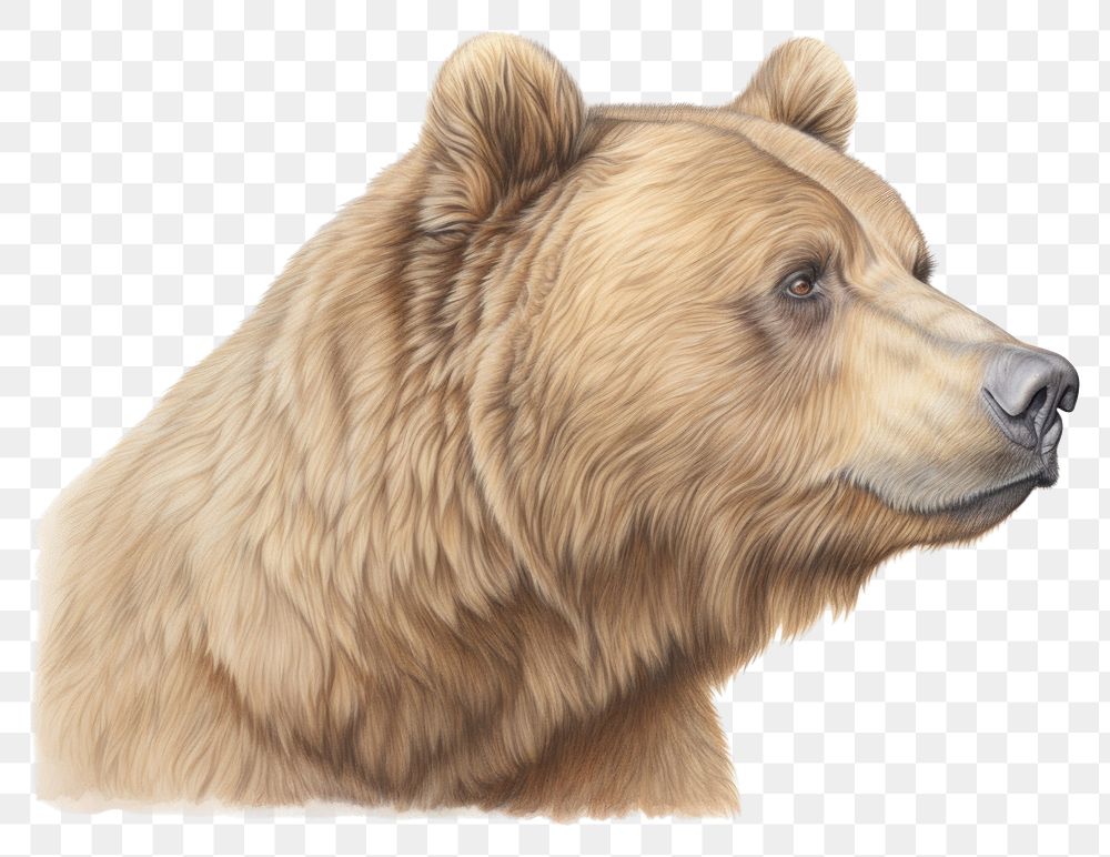 PNG Brown bear drawing mammal | Free PNG - rawpixel