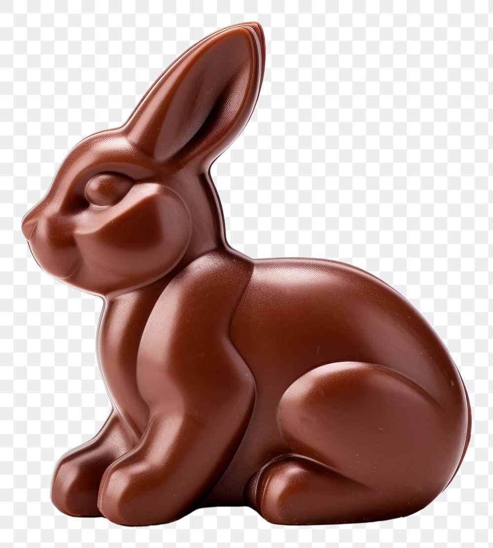 PNG Rabbit shape chocolate mammal | Premium PNG - rawpixel