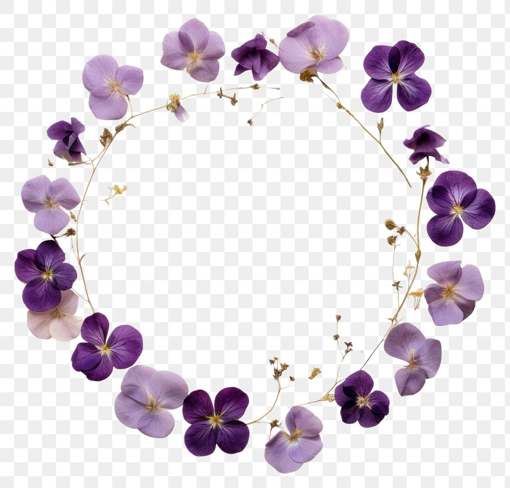 PNG Real pressed violet flowers | Premium PNG - rawpixel