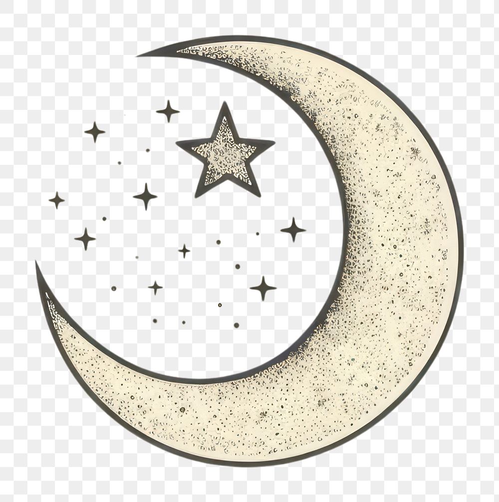 PNG Astronomy night moon calligraphy | Premium Icons - rawpixel