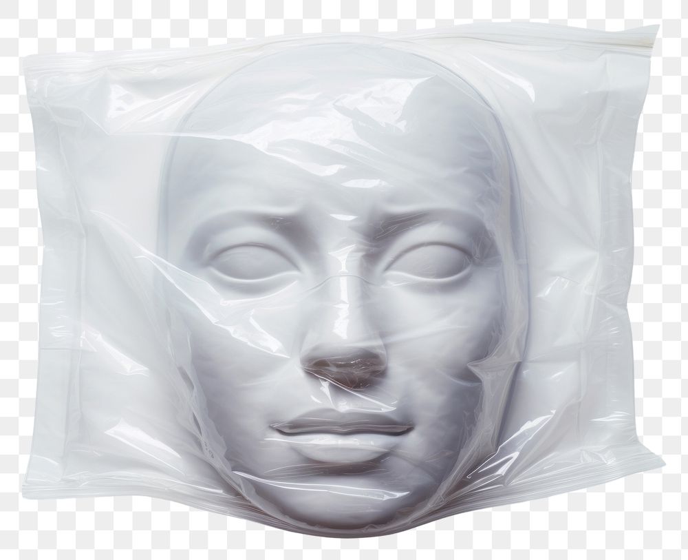 PNG Plastic wrapping mask white | Free PNG - rawpixel