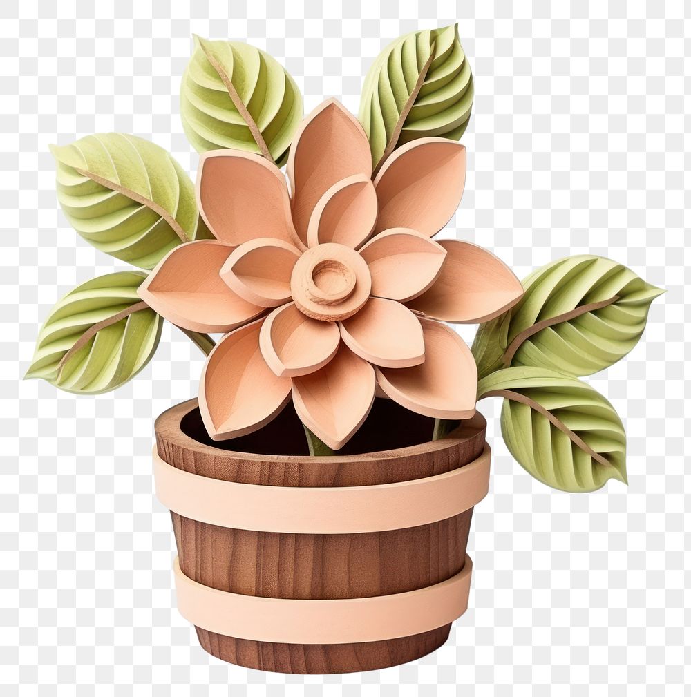 PNG Flower pot craft plant | Free PNG - rawpixel