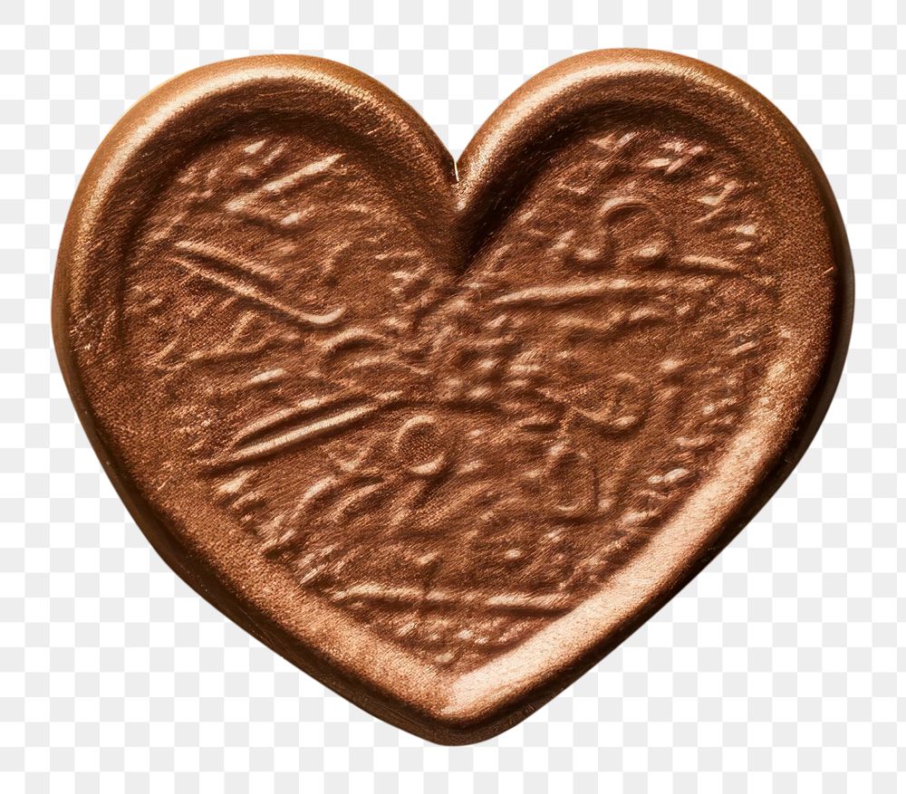 PNG Seal Wax Stamp heart | Free PNG - rawpixel