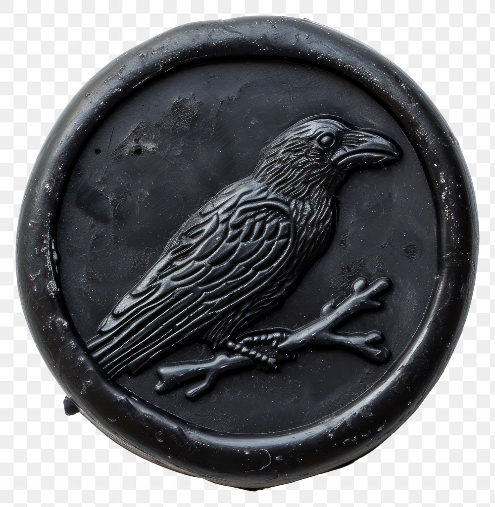 PNG Seal Wax Stamp raven | Premium PNG - rawpixel