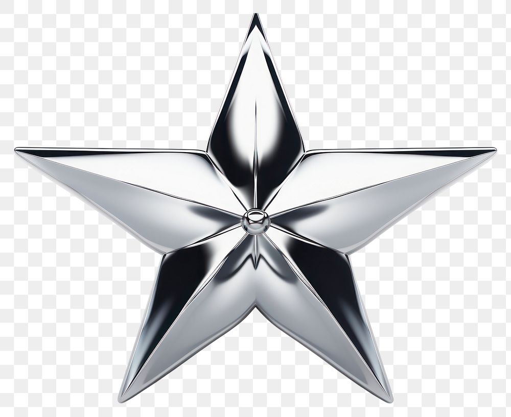 PNG Star wings Chrome material | Premium PNG - rawpixel