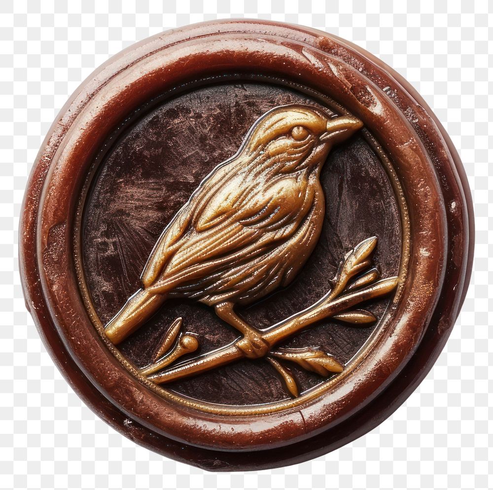 PNG Bird vintage animal locket | Premium PNG - rawpixel
