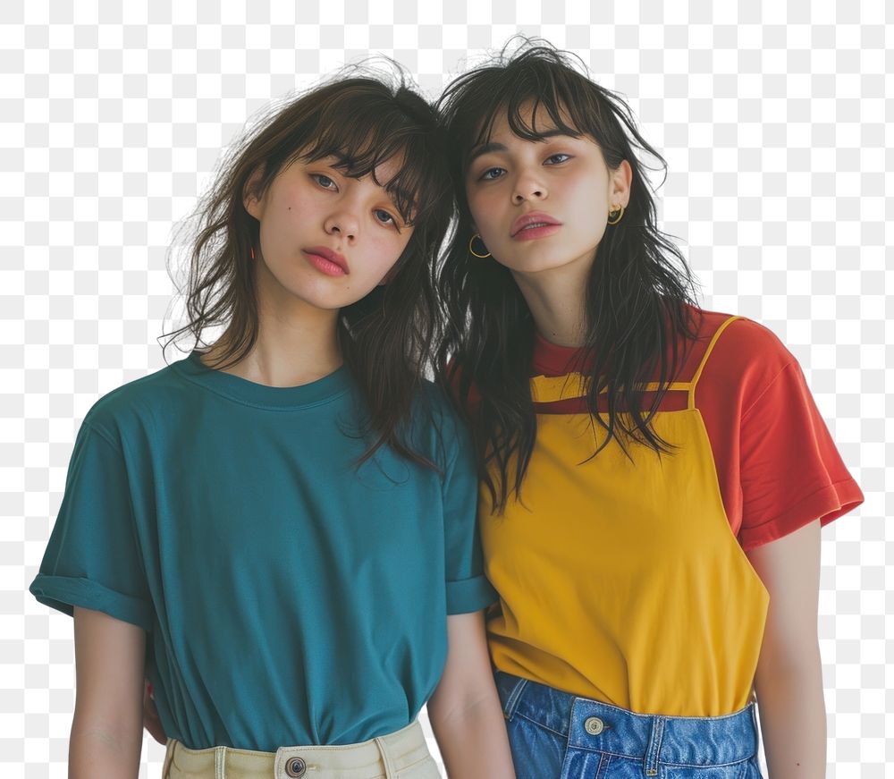 PNG Two women standing photography | Free PNG - rawpixel
