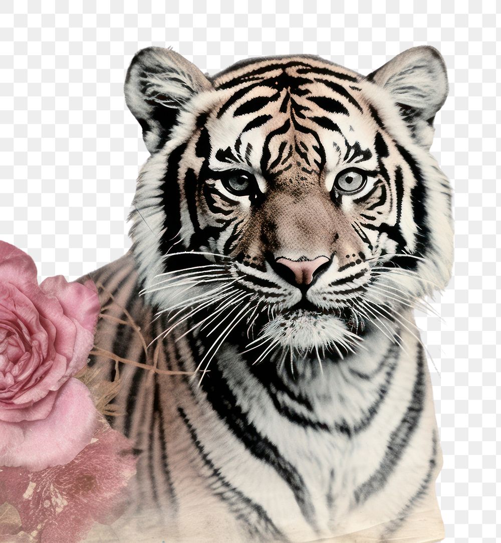 PNG Tiger border wildlife animal | Free PNG - rawpixel