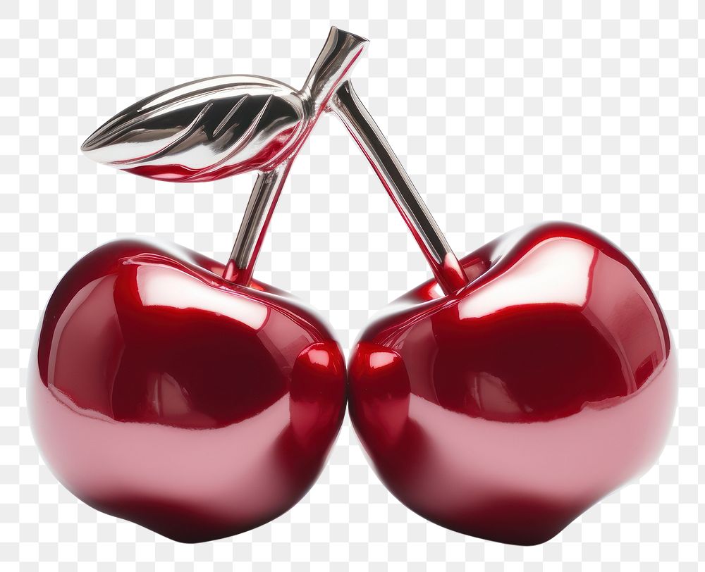 PNG Cherries Chrome metallic cherry | Premium PNG - rawpixel