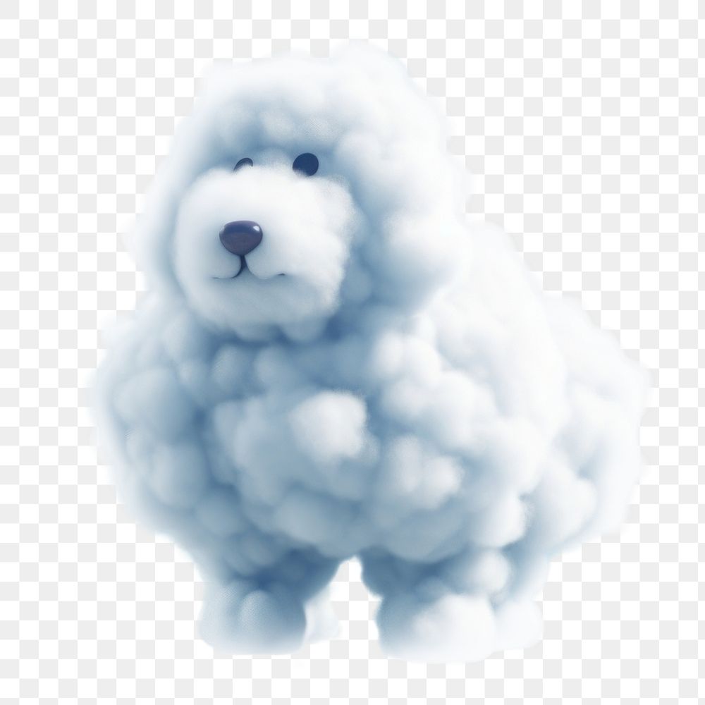 PNG Dog shaped as cloud | Free PNG - rawpixel