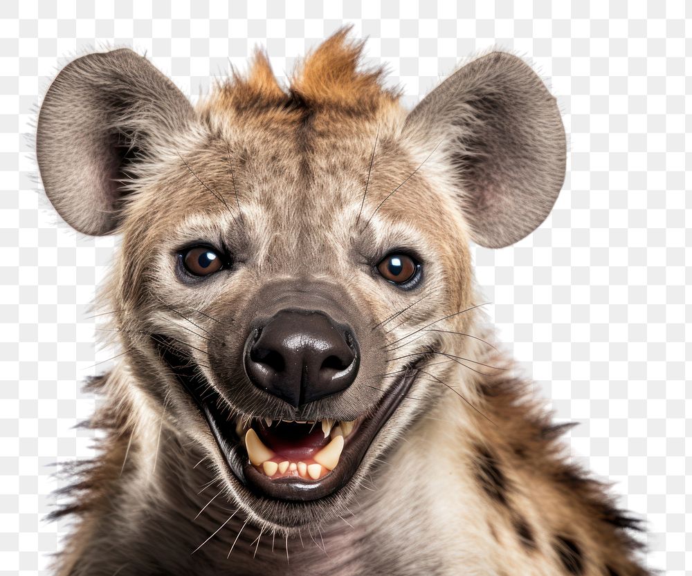 PNG Smiling hyena wildlife mammal | Free PNG - rawpixel