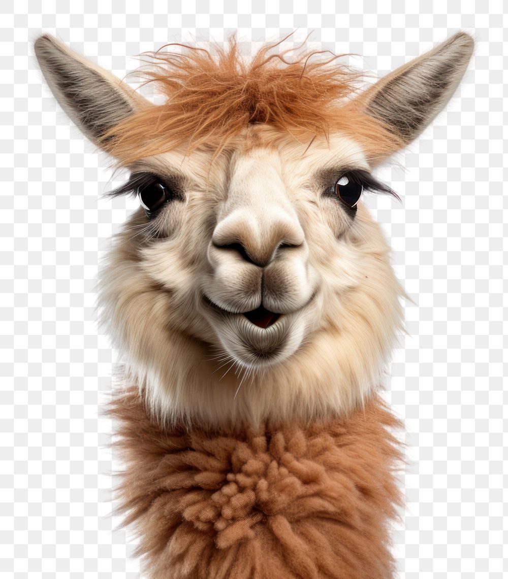 PNG Smiling llama mammal animal | Premium PNG - rawpixel