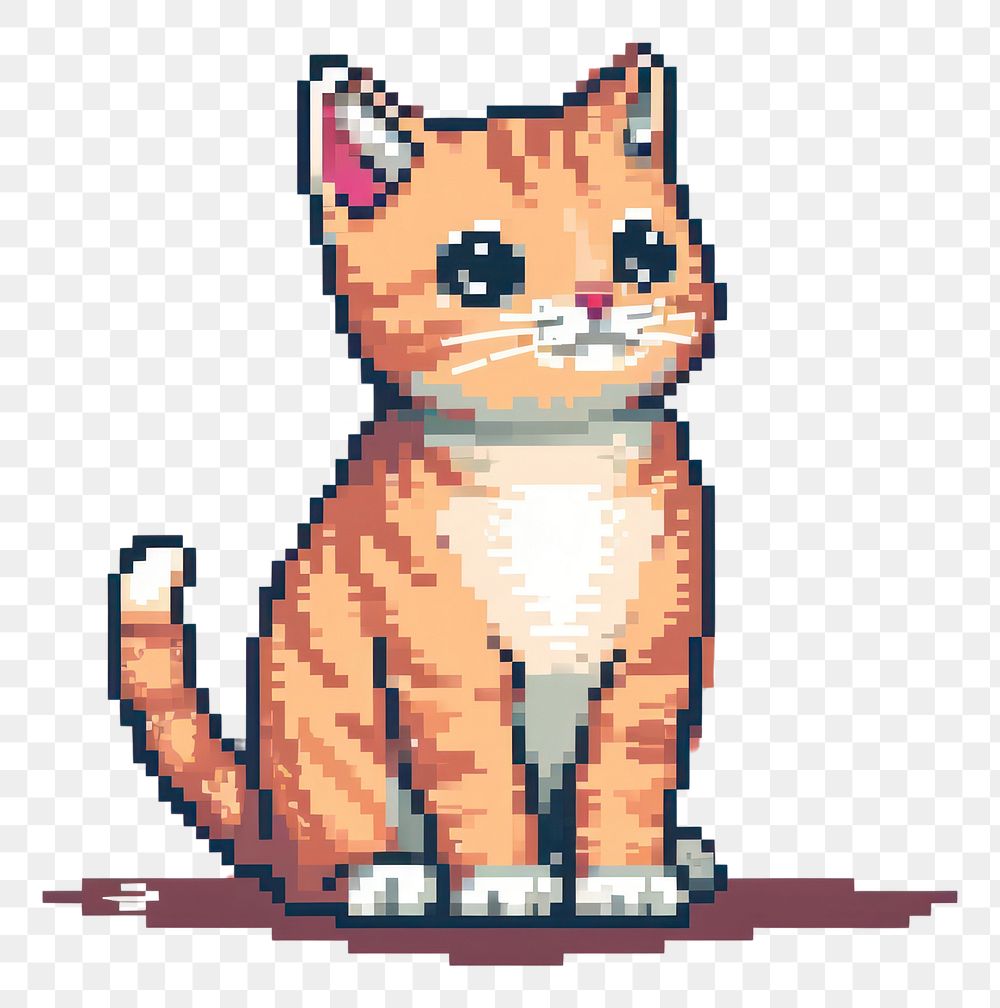PNG Cat pixel cute animal | Premium PNG - rawpixel